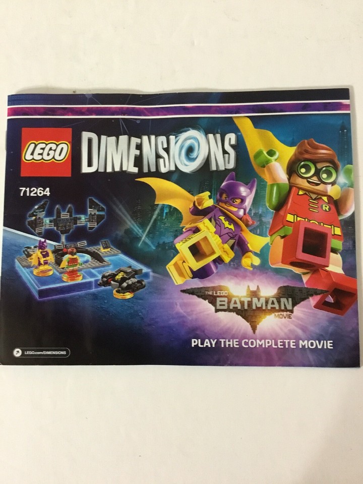 LEGO Dimensions 71264 The Lego Batman Movie Instruction Manual ONLY | eBay