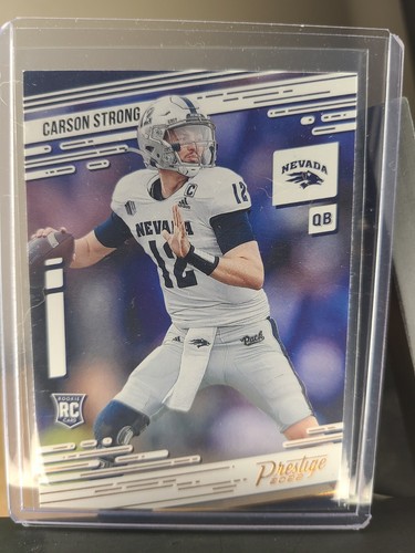 2022 Chronicles Draft CARSON STRONG #24 Prestige Base Rookie RC Nevada ...