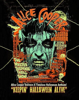 Alice Cooper Legend Of Horror Reprint 13" x 19" Concert Poster | eBay