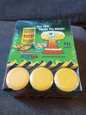 TOXIC WASTE Sour Candy🍯Tik Tok Nuclear Fusion Drum Hard Candies Chews ...