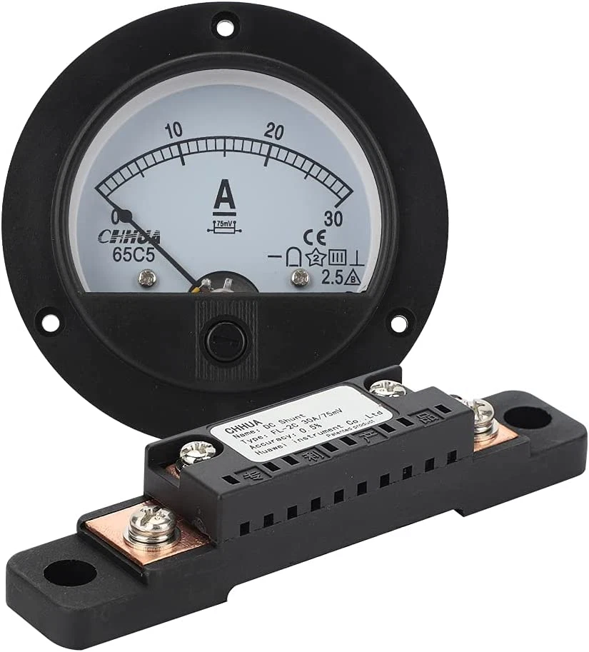 Analog Amp Meter Panel