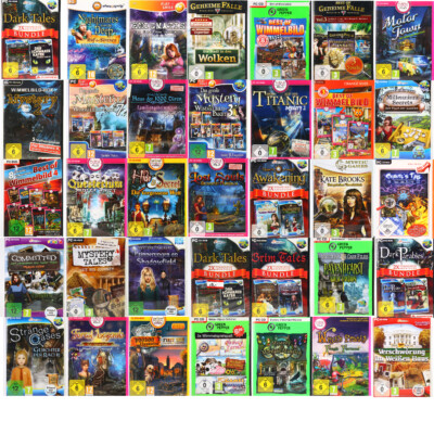 PC CD DVD Wimmelbild Suchspiele Spiele Sammlung Konvolut Adventure zum ...