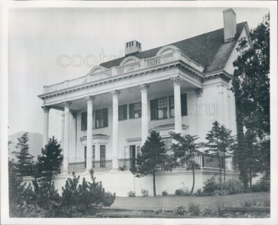 1957 Press Photo Governor's Mansion Edifice Facade Juneau Alaska | eBay