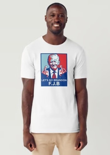 Funny Let's Go Brandon FJB Political Trump T-Shirt MAGA Size S to 3XL ...