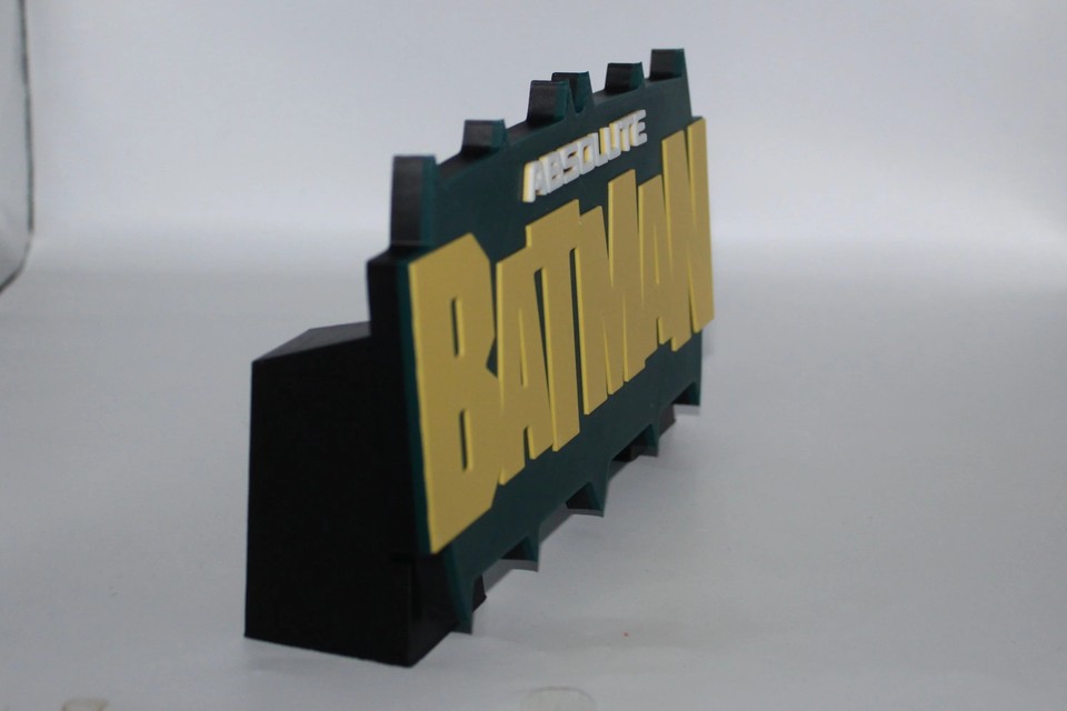 Absolute Batman 3D printed Logo Sign Wall Desk Shelf Art | eBay
