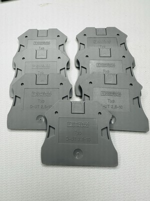 Phoenix Contact Typ: D-UT 2, 5-10 End Lid, Terminal Block End Covers ...