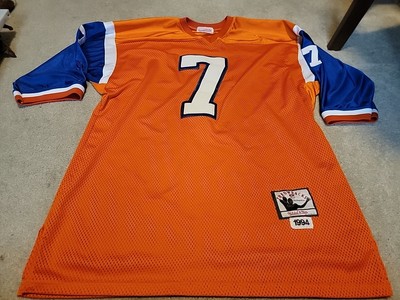 DENVER BRONCOS "JOHN ELWAY" 1994 THROWBACK FOOTBALL JERSEY RARE SIZE 54 ...