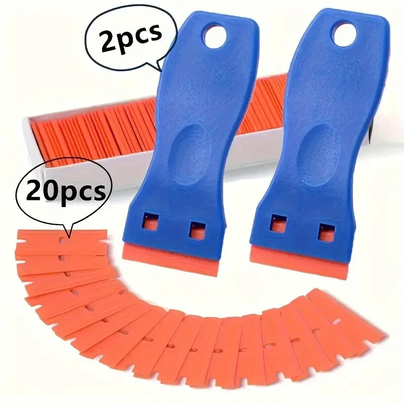 Plastic Scraper Tool Glass Window Cleaning Paint Removal Dirt Sticker ...