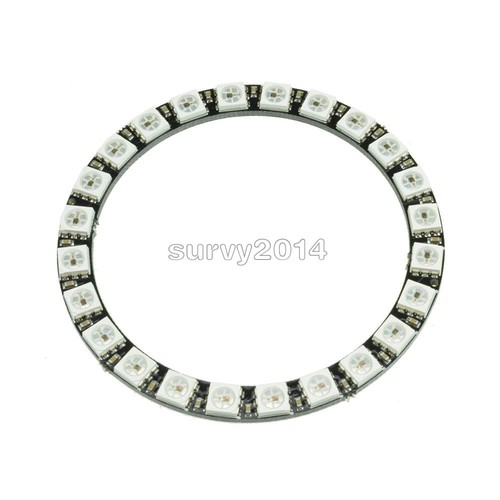 1PCS WS2812B 5050 RGB LED Ring 24Bit RGB LED + Integrated Drivers For ...