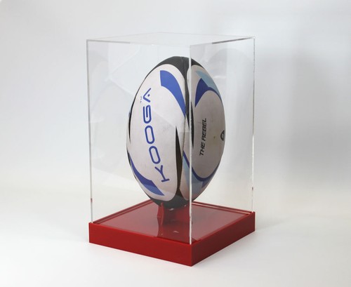 Rugby League Ball Display Case Signed Rugby Ball Stand Horizontal ...