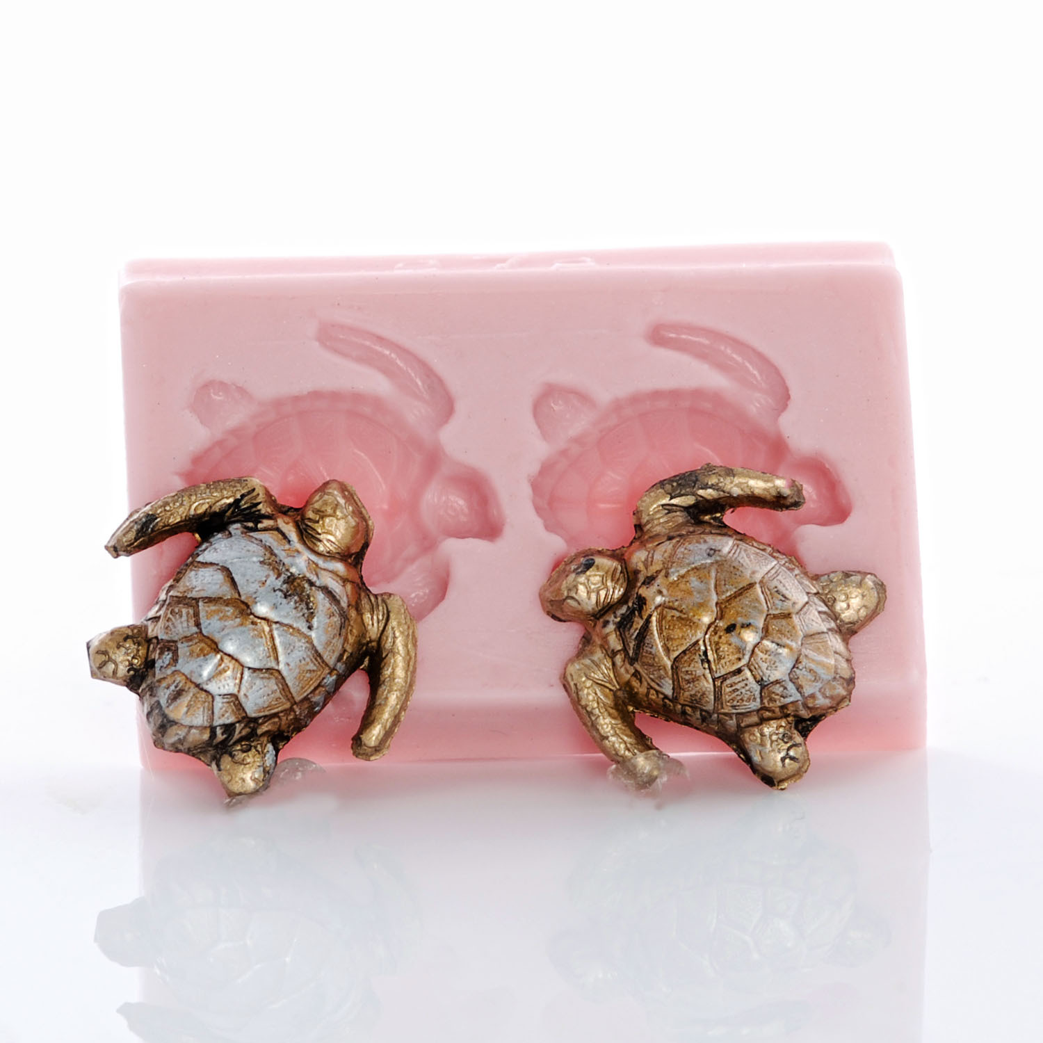 Sea Turtle Silicone Mold - Jewelry Resin Clay Mold - Food Safe Mint ...