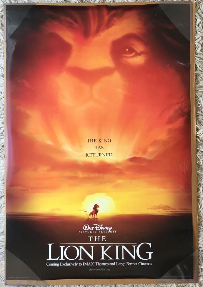 Lion King Original Movie Poster