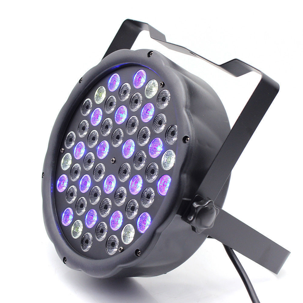 DJ Slim Par64 RGBW 54X3W LED Light PAR 3in1 DMX Outdoor Color Mixing ...