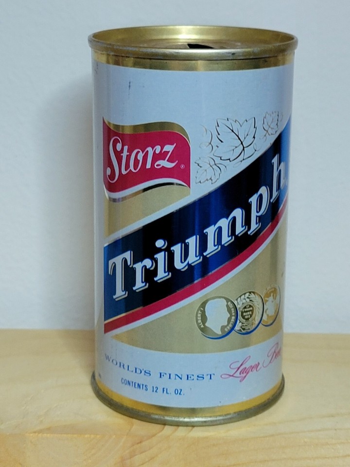 STORZ TRIUMPH LAGER BEER CAN / 12 OZ. PT / USBC #128-15 /GRAIN BELT ...