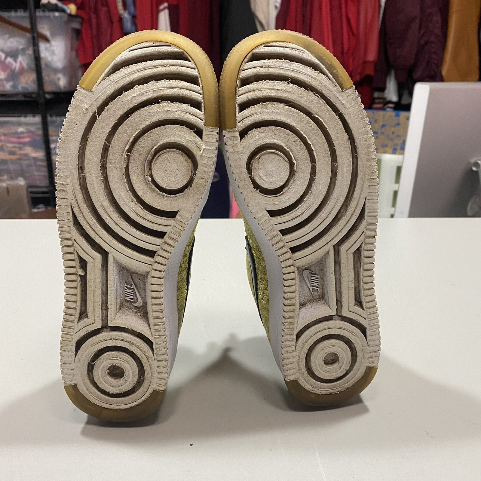 NIKE AF1 FLYKNIT Low “CROCODILE” Gold / Royal Blue Wo… - Gem