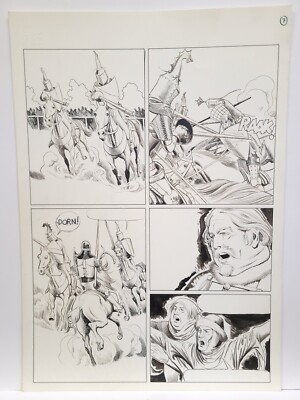 " Gerfried" Ep 4 Planche 7/12 Eduardo COELHO Planche originale Pif /yps ...