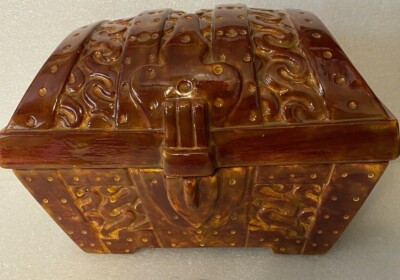 Atlantic Mold Treasure Chest Ceramic Bank **RARE** | eBay