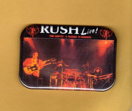 RUSH REFRIGERATOR MAGNET 2X3 WITH ROUNDED CORNER | eBay