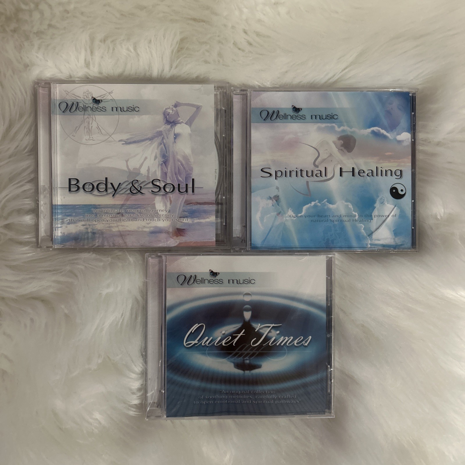 Wellness Music Set Of 3 CDs Body & Soul, Spiritual Healing, & Quiet ...