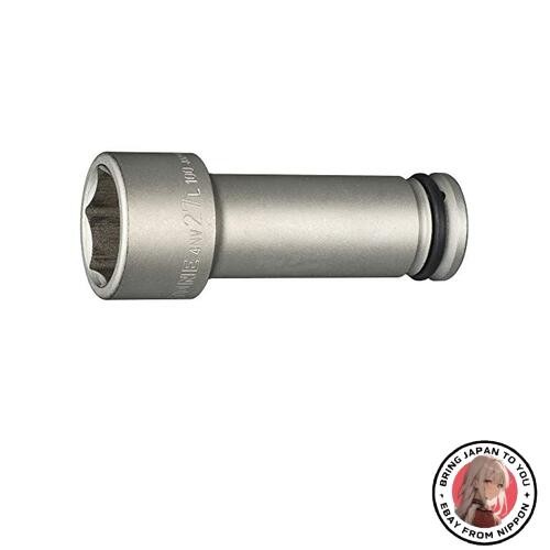 New Tone HP4NV-27L100 Ultra Long Impact Socket 12.7mm 1/2 Drive 27mm ...