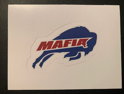BUFFALO BILLS MAFIA Sticker NFL Tailgate Football Logo 2.75" x 1.75" | eBay