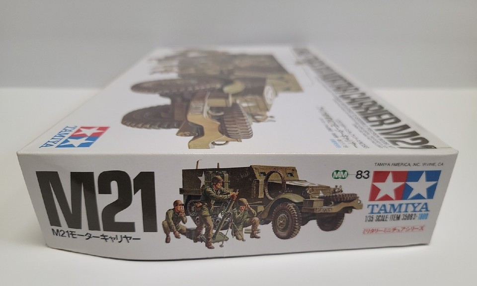 TAMIYA US Half Track 81mm Mortar Carrier M21 Model Kit 35083 1/35 Scale ...