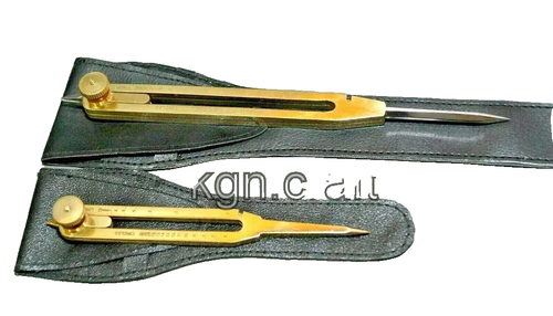 Brass Proportional Divider Set of Two Engineer Drafting Scientific With ...