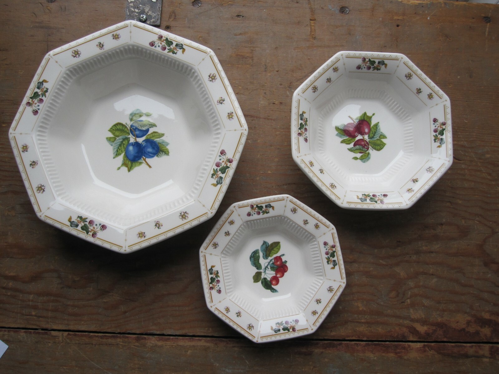 Nikko Classic Collection Orchard - Set of 3 Bowls - Serving, Cereal ...