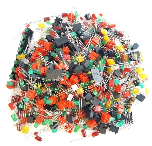 LED Grab Bag (9oz 500 Pcs) Assorted Shapes Styles Colors Sizes for sale ...