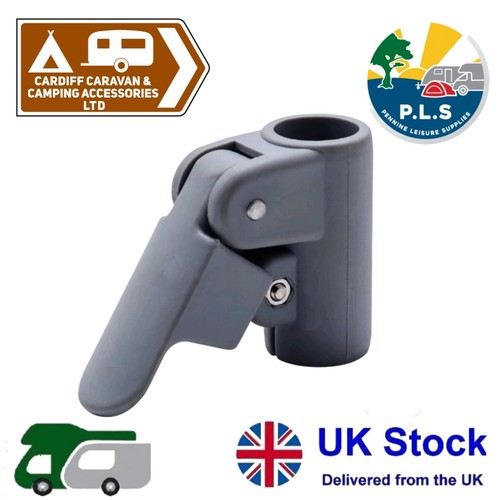 Awning Pole Adjuster 22-25mm Universal Clamp Grip Caravan Motorhome ...