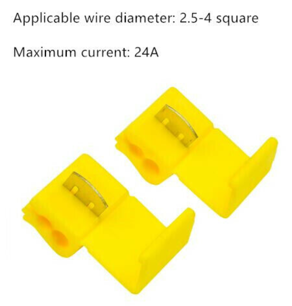 50/25x Lock Wire Connectors 22-10AWG Quick Splice Terminals Crimp ...