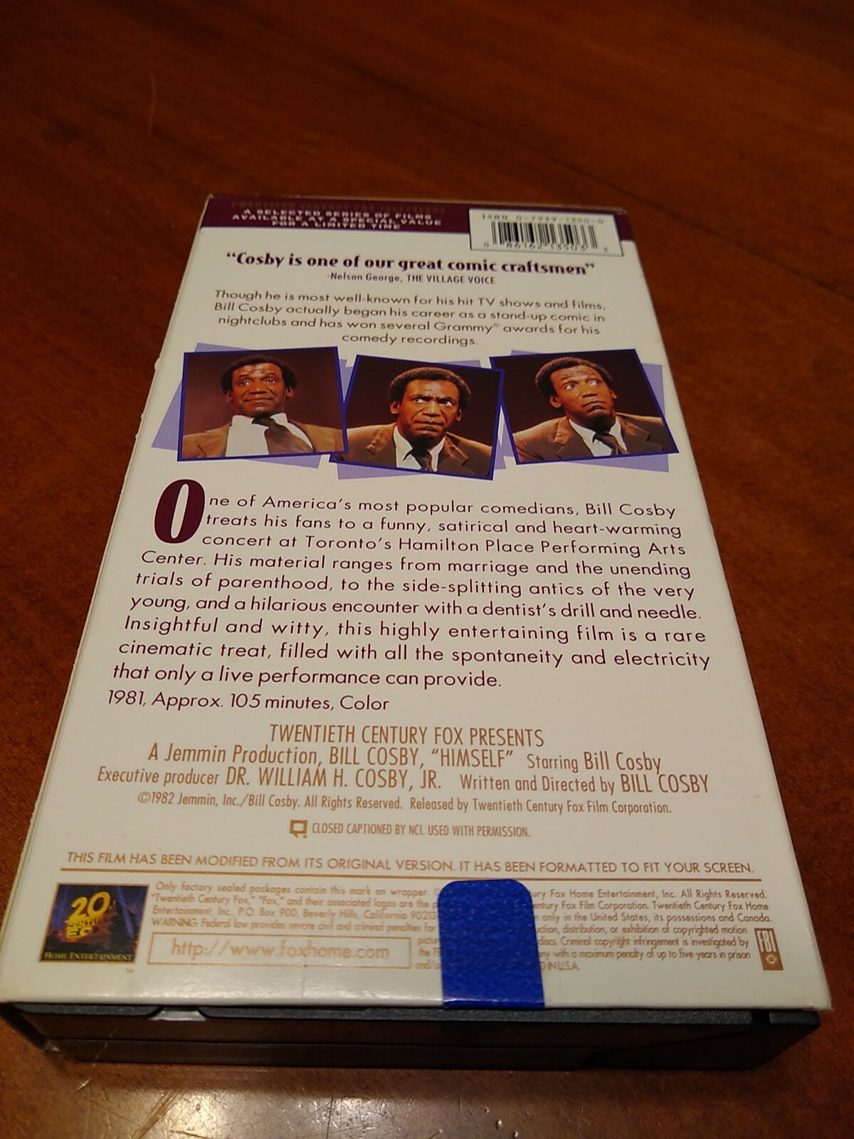 Twentieth Century Fox Selections: Bill Cosby - Himself (VHS, 1996 ...