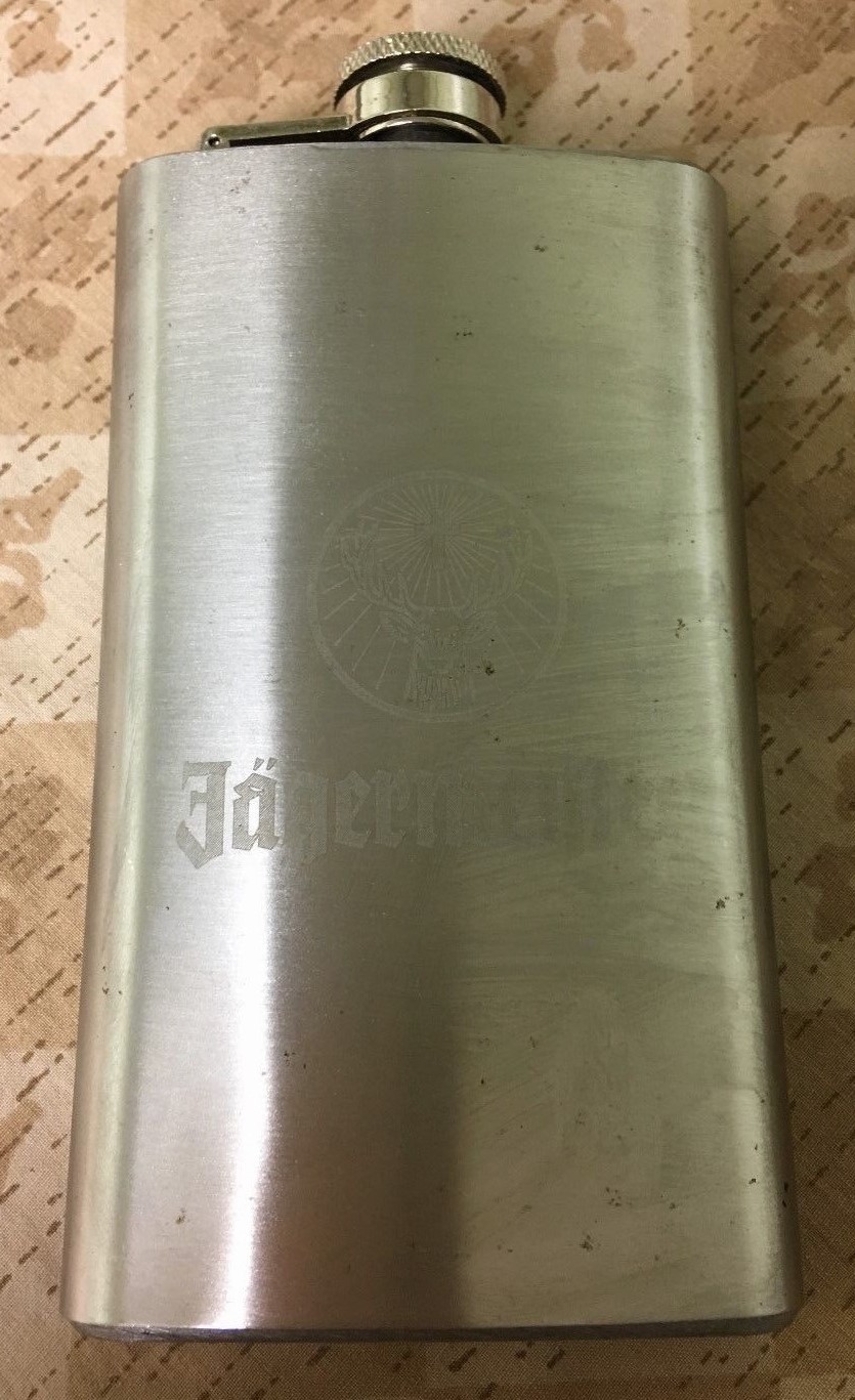 Jagermeister "Jägermeister" Stainless Steel Pocket Flask - 6floz | eBay