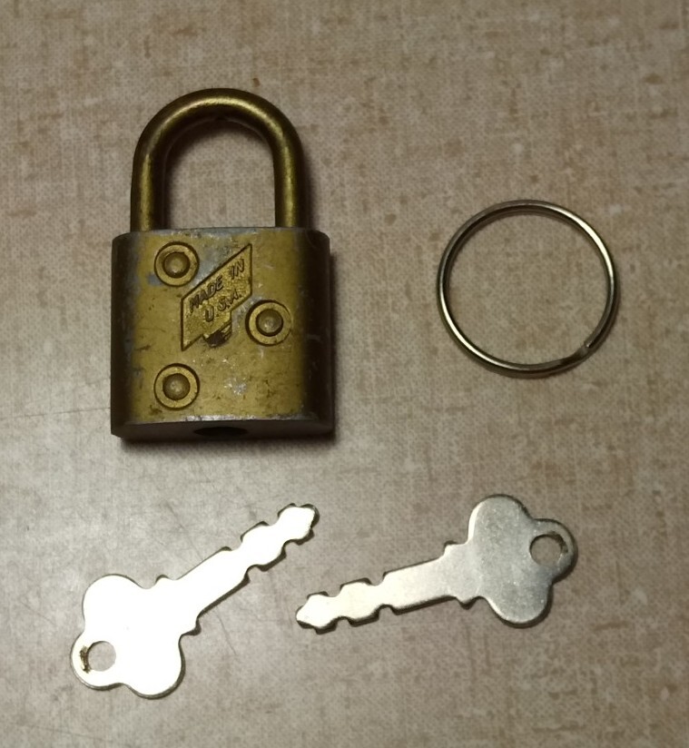 Vintage Slaymaker Rustless Padlock Lock w 2 Keys Precision Made USA | eBay