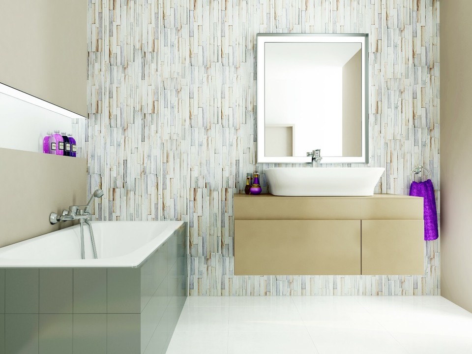 Vox Motivo PVC Wall Cladding Cladding Drift Wood Effect 2.65m x 250mm x ...