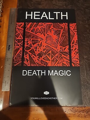 Health Death Magic Luna Vista Records Retailers Album/CD Release Poster ...