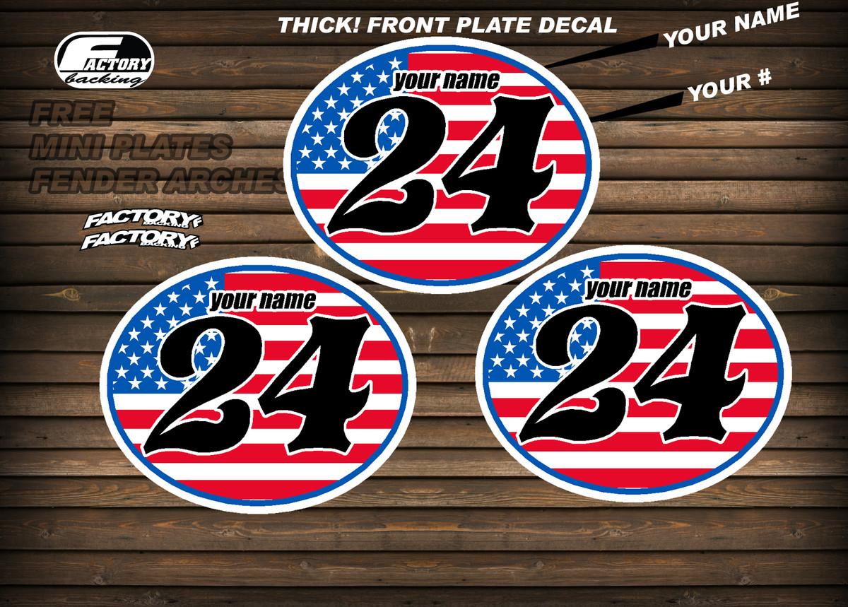 Vintage Motocross Numbers