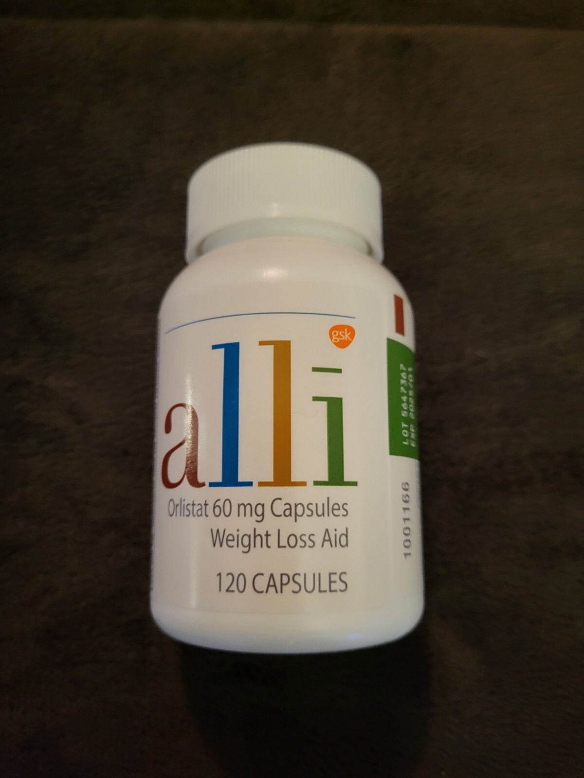 ALLI Orlistat 120ct Capsules 60 mg Weight Loss Aid No box included FREE SHIP 353100748618 | eBay