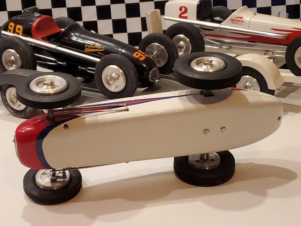 Vtg Jake La Motta Tether Car AJ Foyt 1961 Indy 500 Racer No Gas Engine ...