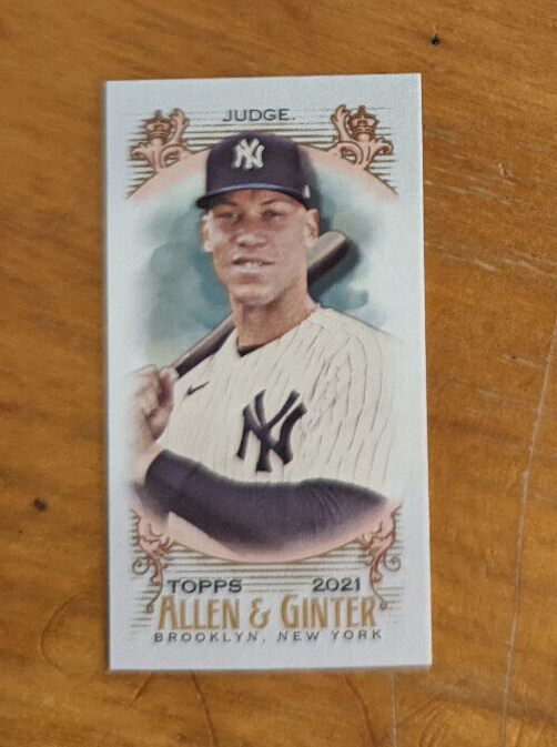 2021 Topps Allen and Ginter Mini #126 Aaron Judge Yankees | eBay