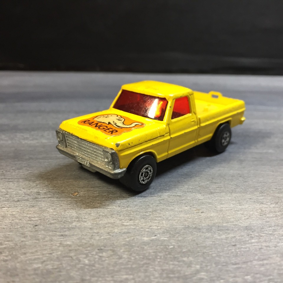 Vintage 1973 Matchbox Lesney No.57 Rolamatics Ford Ranger Wild Life Truck Yellow | eBay