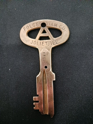 Folger Adam Prison Key, Joliet, Illinois | eBay