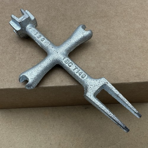 Vintage Brass Craft P.o. Plug Wrench BC T148 Plumbing Drains Plumber's ...