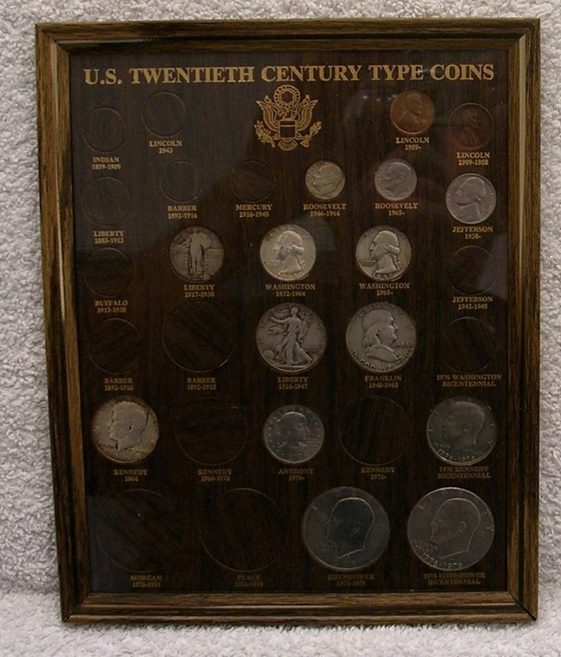 U.S. Twentieth Century Type Coins - Partial Circulated Collection in ...