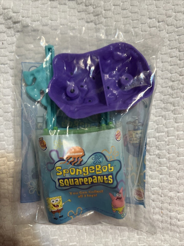 SpongeBob Squarepants 2001 Kelp Plunge Burger King Collectible Toy BK D ...