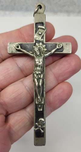 ANTIQUE Christianity skull & CROSSBONE pectoral CROSS | eBay