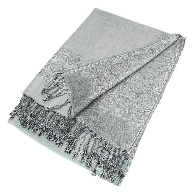 US-SELLER New Reversible Border Paisley Pash, Scarf Shawl Wrap Elegant ...