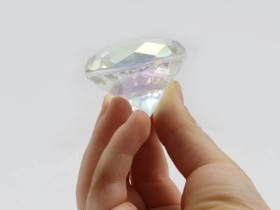 40mm 50 Carats Large Plastic Diamonds AB Coating For 5/CNT | eBay