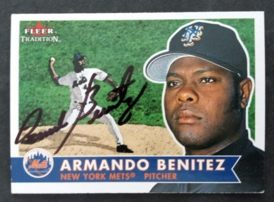 2001 Fleer (Tradition) SIGNED: Armando Benitez, METS #324 | eBay
