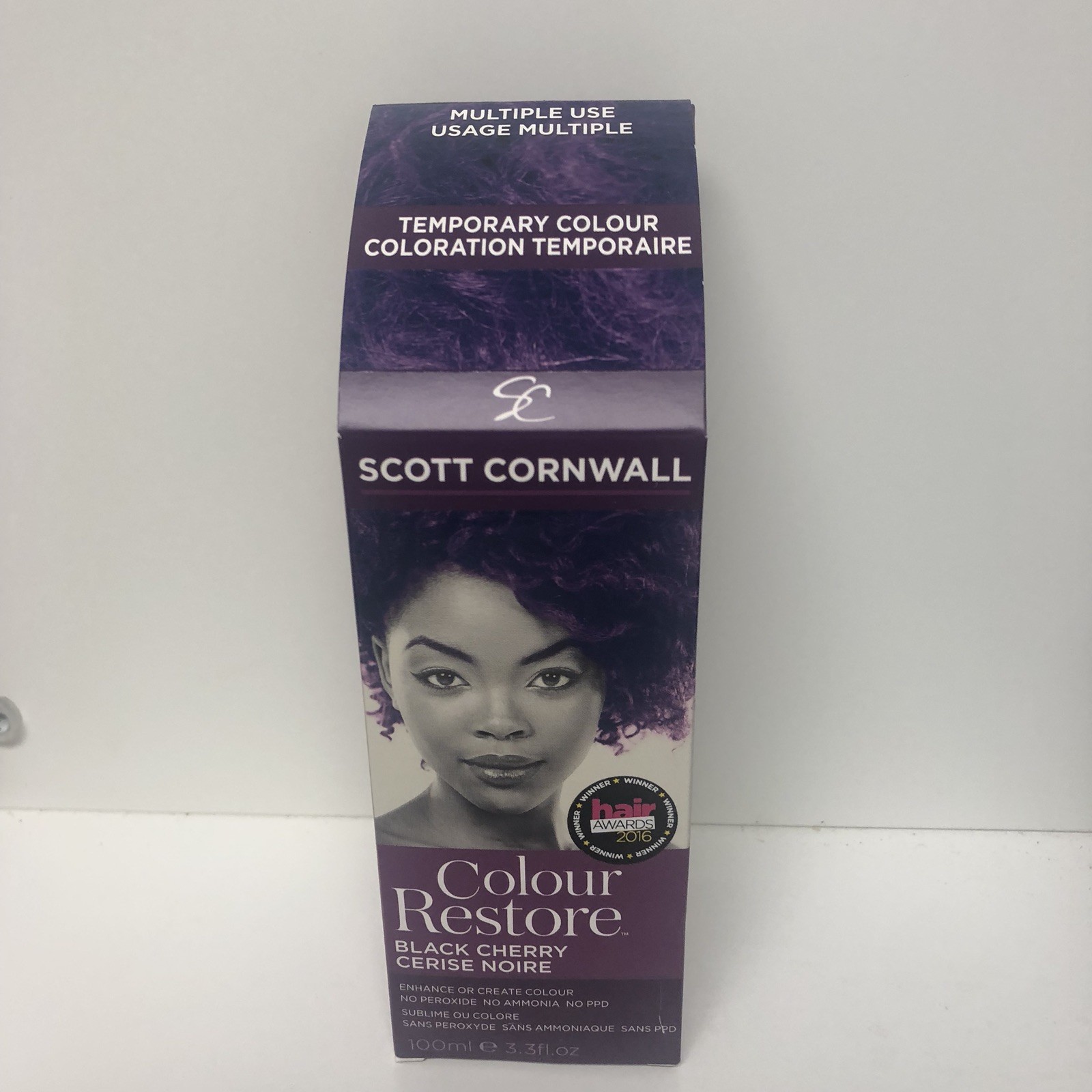 NEW Colour Restore Hair Semi-Permanent Toner - Black Cherry - by Scott ...